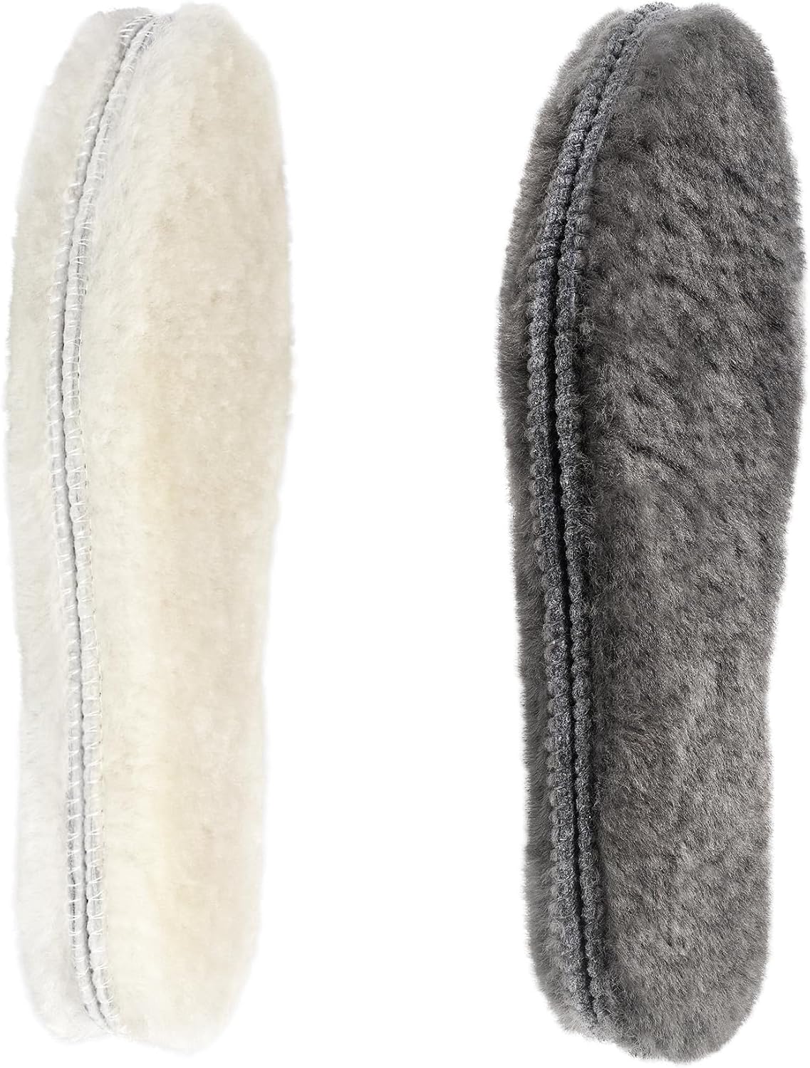 Amazon.com: riemot 2 Pairs Men’s Sheepskin Wool Insoles, 100% ...