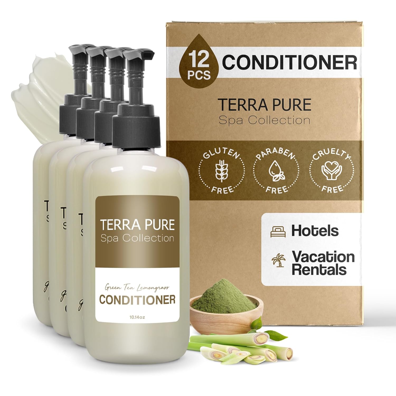 Amazon.com : Terra Pure Conditioner | Spa Collection | Hotel Amenities ...