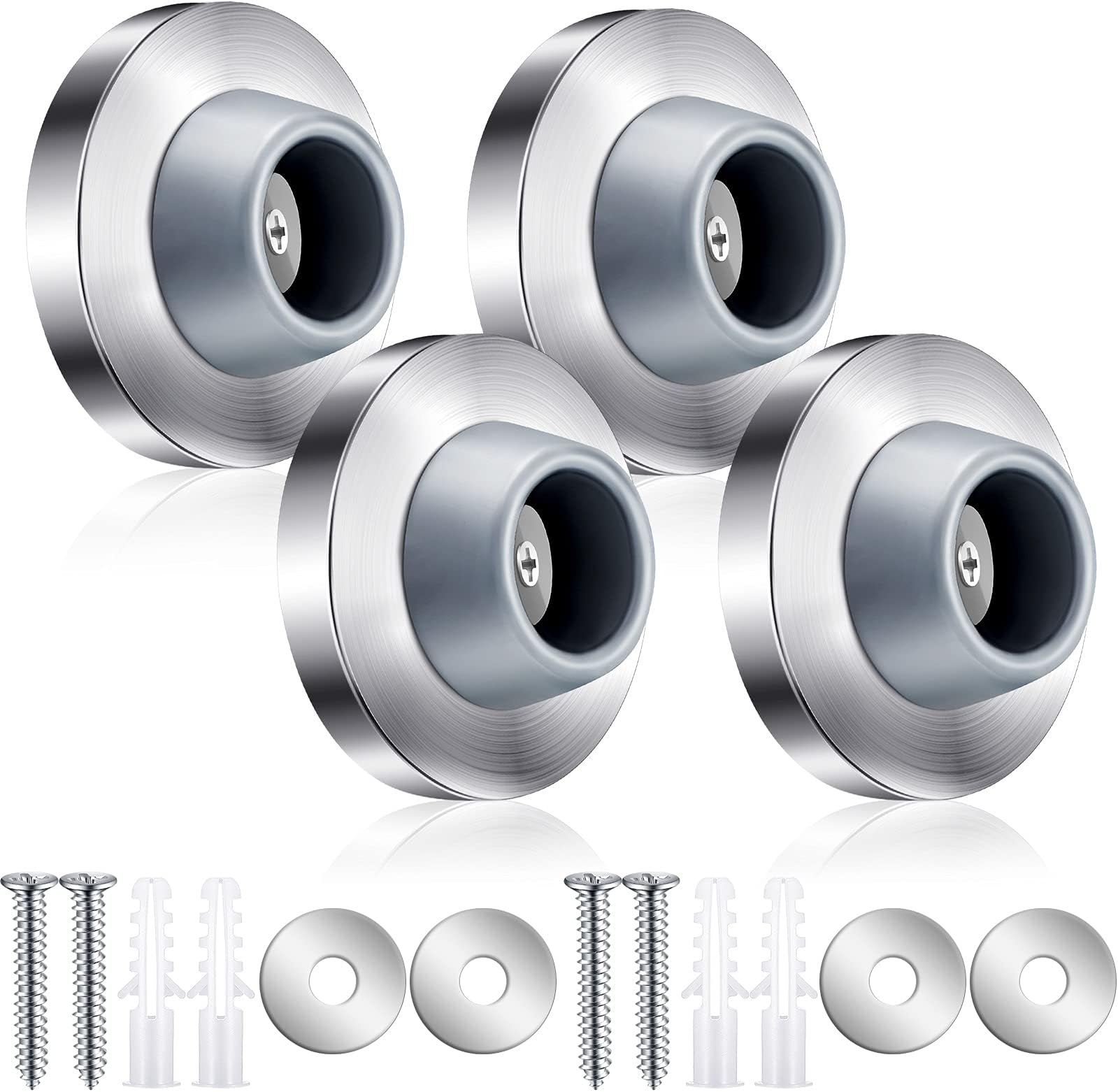 Amazon.com: Concave Wall Door Stopper Door Bumper Stainless Steel Wall ...