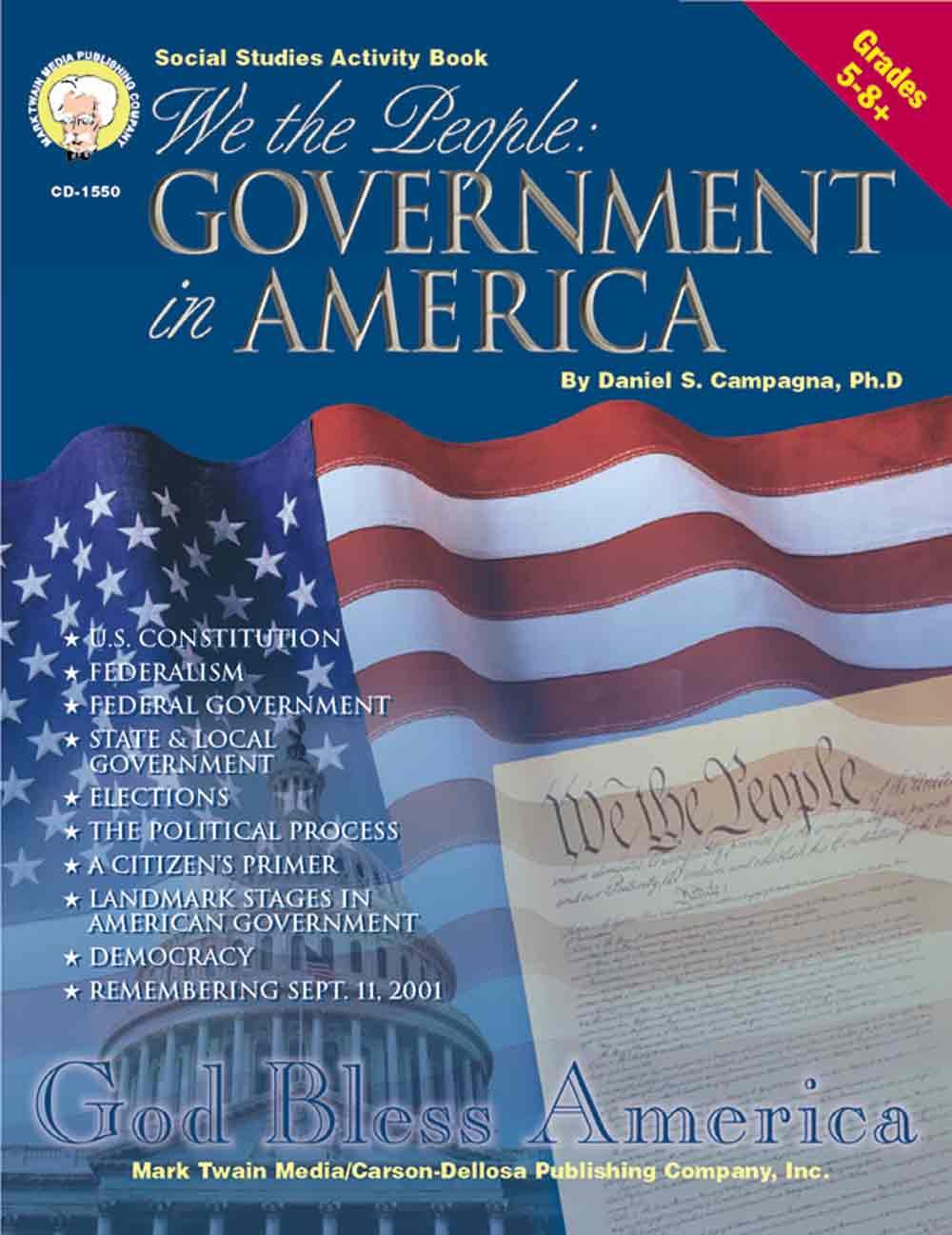 Amazon.com: Mark Twain We the People: Government in America Workbook ...