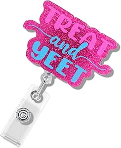 Amazon.com : Namifin Retractable Badge Holder Retractable Badge Reels ...