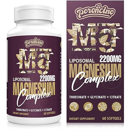 Amazon.com: Liposomal Magnesium Complex 2200MG Softgels,Magnesium ...