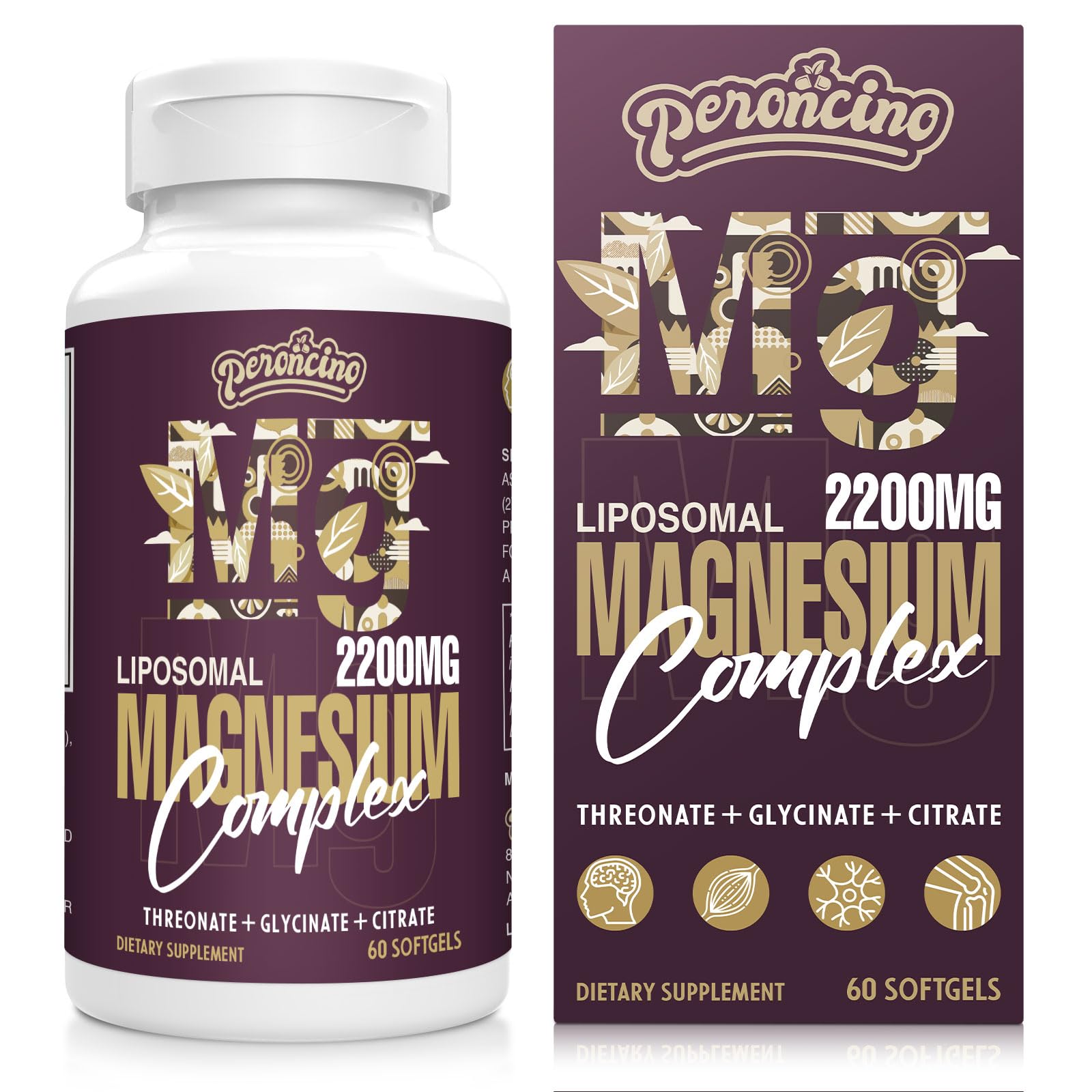 Amazon.com: Liposomal Magnesium Complex 2200MG Softgels,Magnesium ...