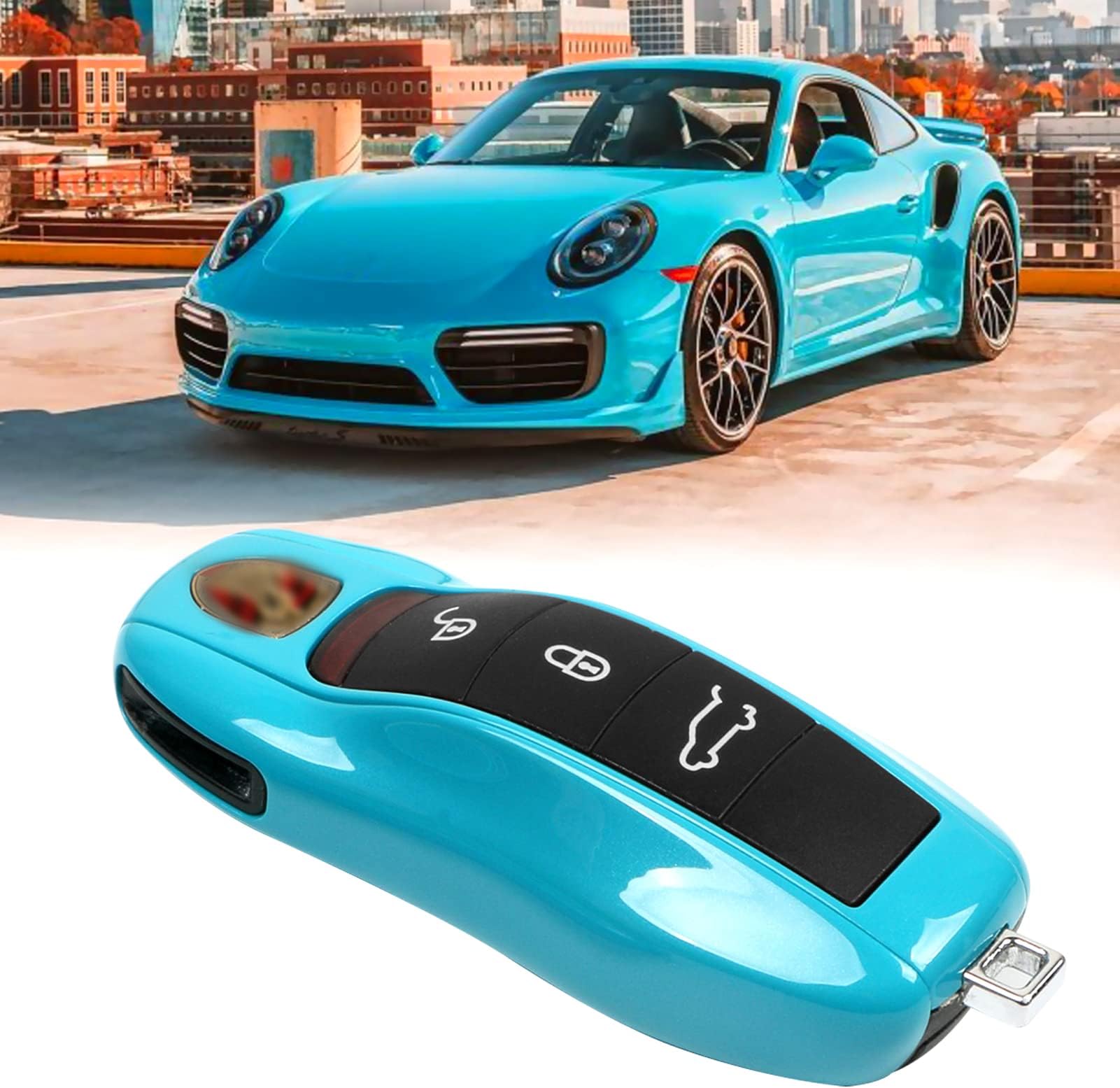 Amazon.com: Jaronx Compatible with Porsche Key Fob Cover, Keys fob ...