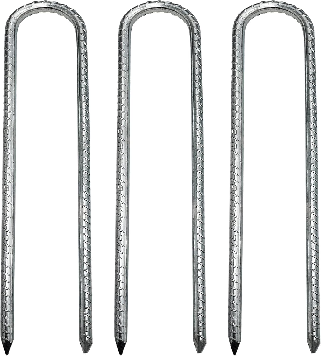 Ground Stakes Tent Steel Pegs Nails Trampoline Staples Garden Stake ...