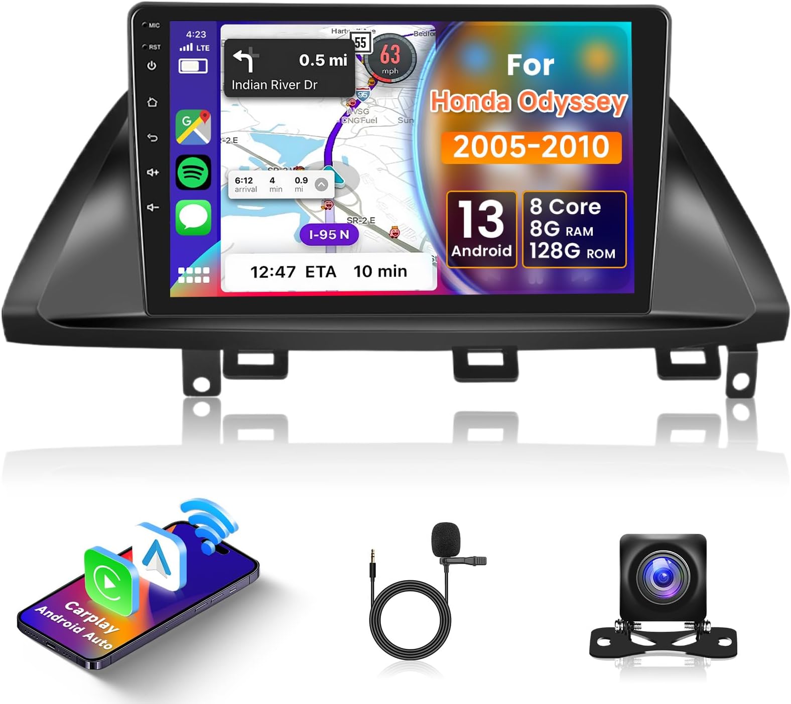 Amazon.com: BINIZE Car Stereo Radio Compatible with Honda Odyssey 2005 ...