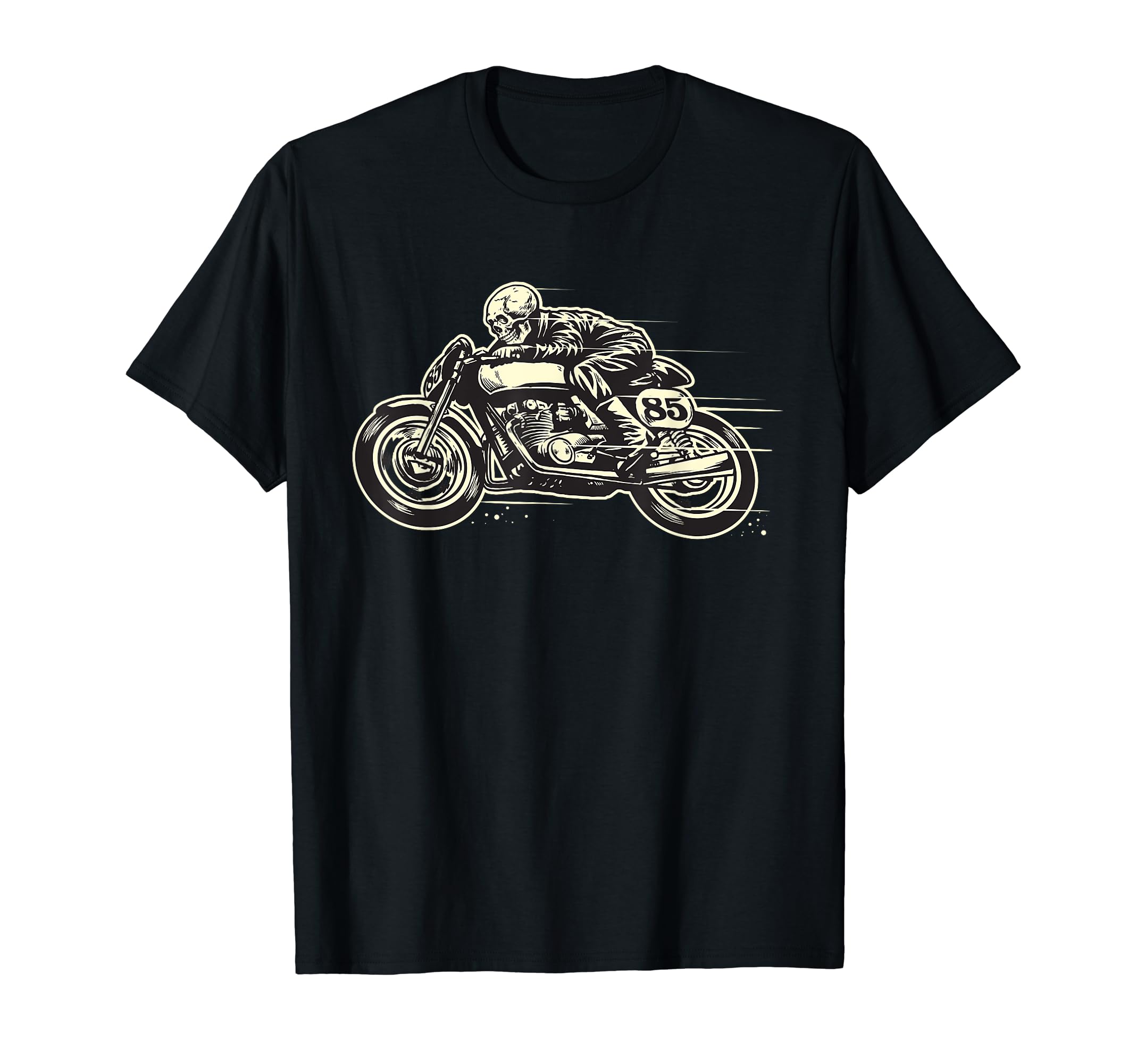 Snapklik.com : Cafe Racer Tshirt - Ghost Race Rider - Vintage ...