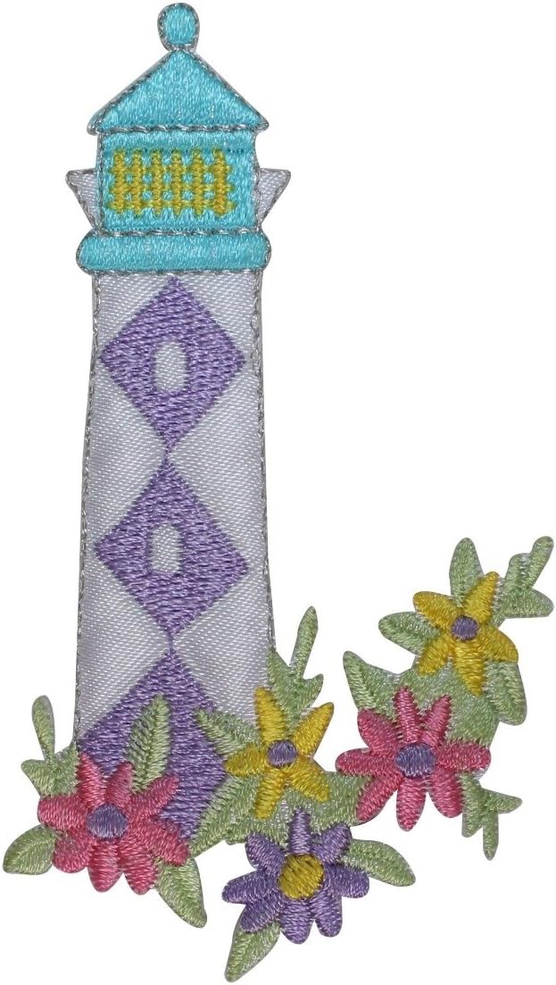 Amazon.com: ID 1848 Lighthouse Craft Patch Beach Travel Nautical ...