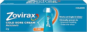 Zovirax Cold Sore Treatment Cream, Tube 2 g : Amazon.co.uk: Health ...