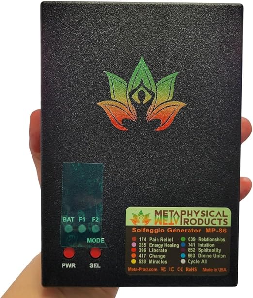 Amazon.com: Solfeggio Portable Frequency Generator emits 9 Frequencies ...