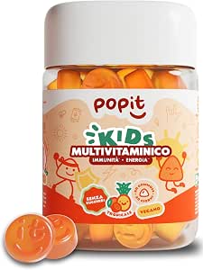 POP IT 60 Gommose Multivitaminico Bambini da 3 Anni in su con 13 ...