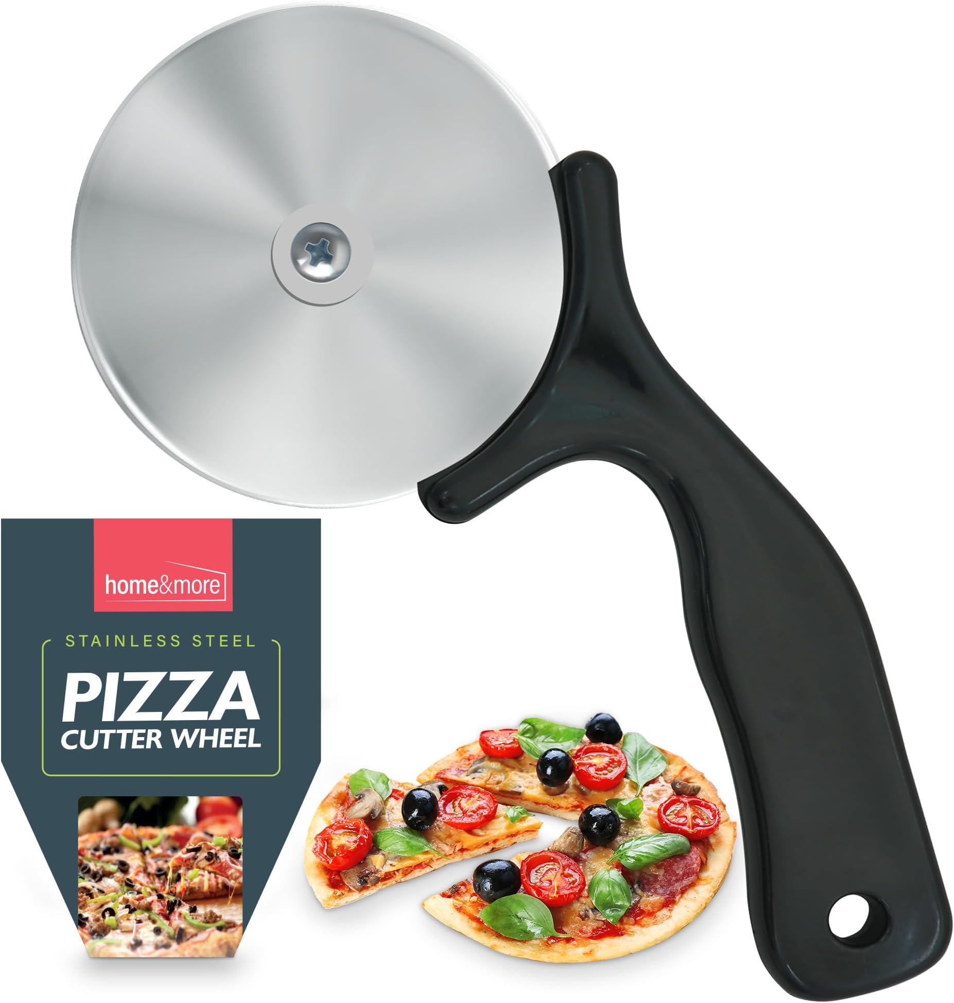 SOL 1pk Pizza Cutter Wheel - Stainless Steel Pizza Cutter for Cutting ...