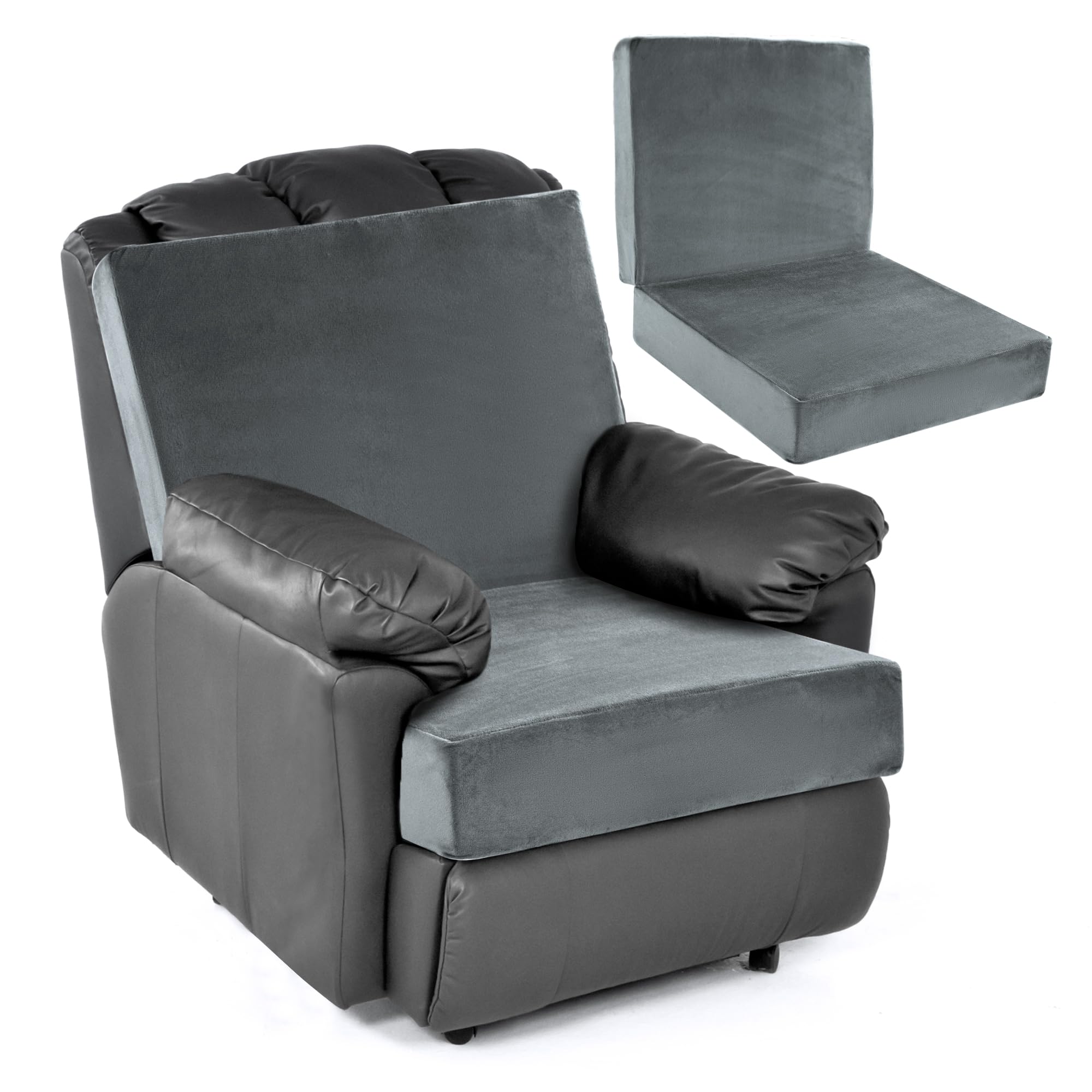 Amazon.com: HOMBYS Memory Foam Lumbar Support Pillow for Recliner with ...