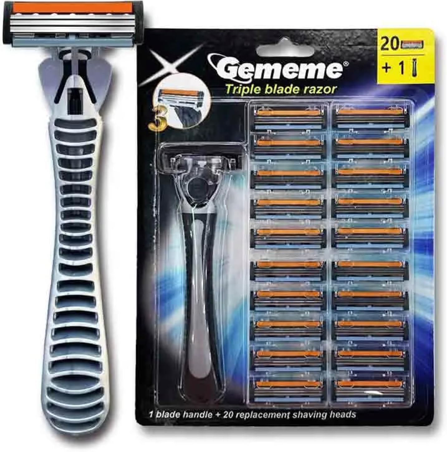 Amazon.com: Gememe Triple blade razor : Beauty & Personal Care