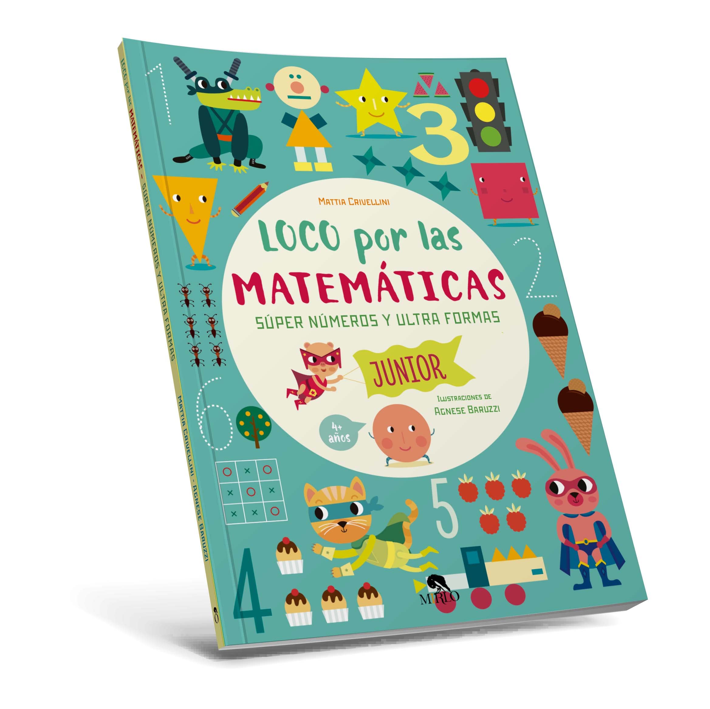 Loco Por Las Matematicas Super Numeros 4 Años Mirlo : Mattia Crivellini ...