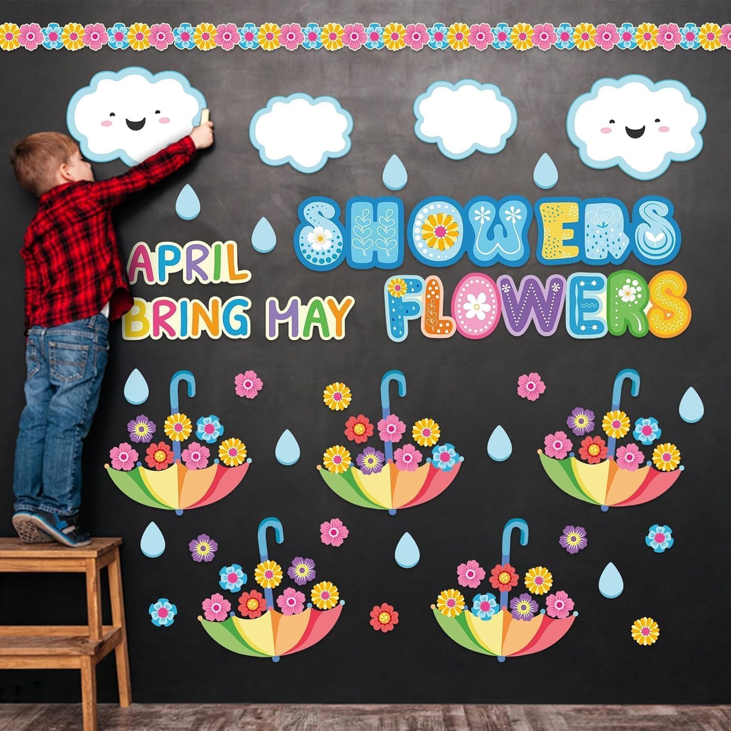 Snapklik.com : Spring Bulletin Board Decorations For Classroom - April ...
