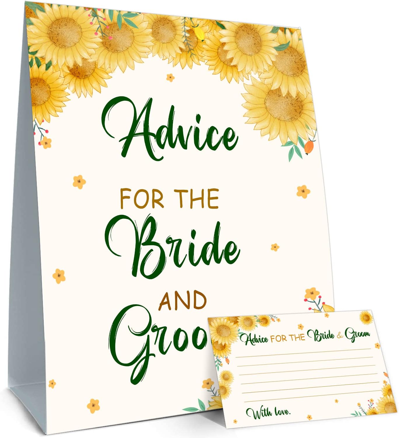 Amazon.com: Bridal Shower Games + Advice Cards - For 30 Guests - 4 ...