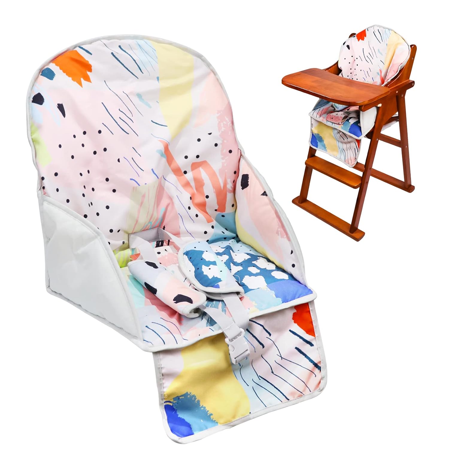Amazon.com: High Chair Pad, High Chair Cushion, Cute Pattern ...