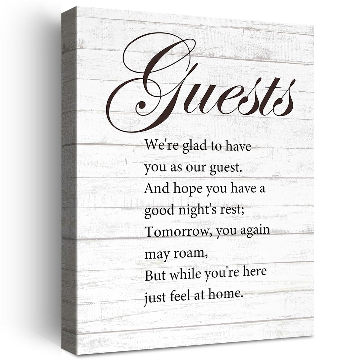 Amazon.com: Be Our Guest Wall Decor,Guest Room Decor,Guests We're Glad ...