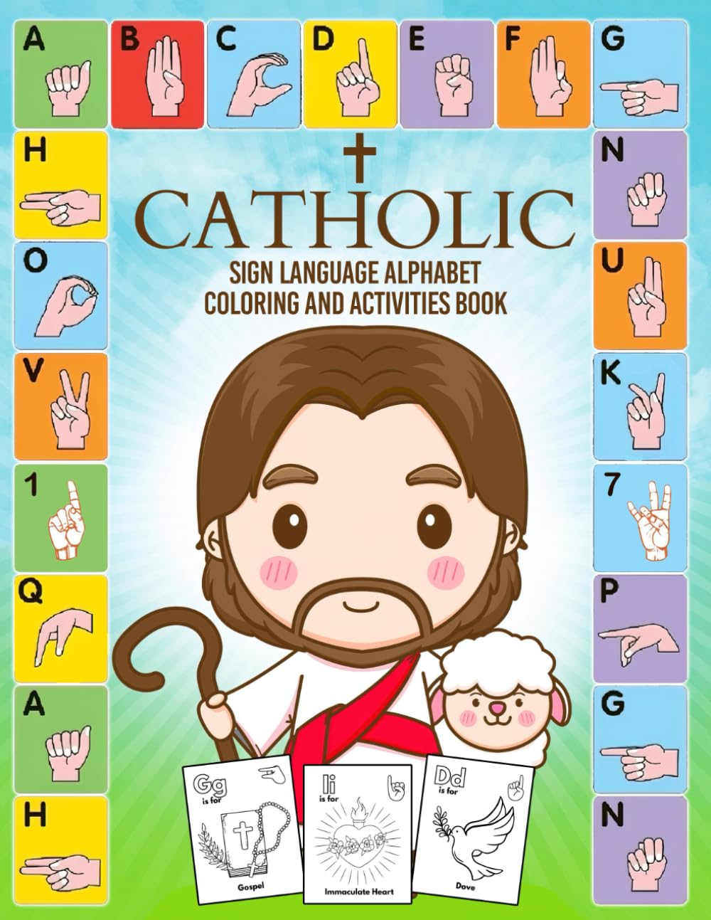 Amazon.com: Catholic Sign Language Alphabet Coloring Book: Educational ...