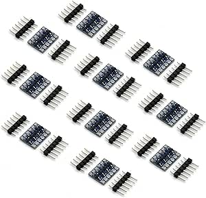 Amazon.com: hiBCTR 10pcs 4 Channels IIC I2C Logic Level Converter Bi ...