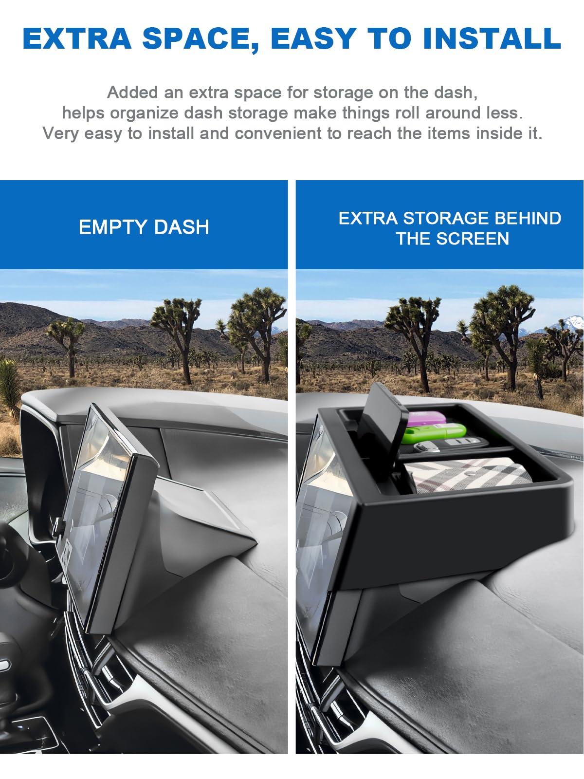 Snapklik.com : CDEFG Upgraded For 2025 Toyota Sienna Dashboard Storage ...