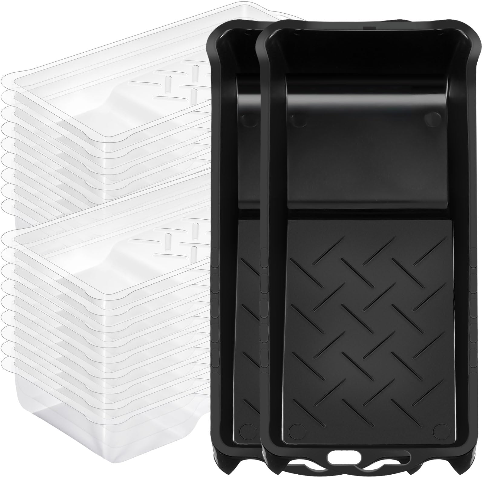 Amazon.com: Geelin 52 Pcs 2 Inch Paint Tray Liner Set with 2 Pcs Paint ...