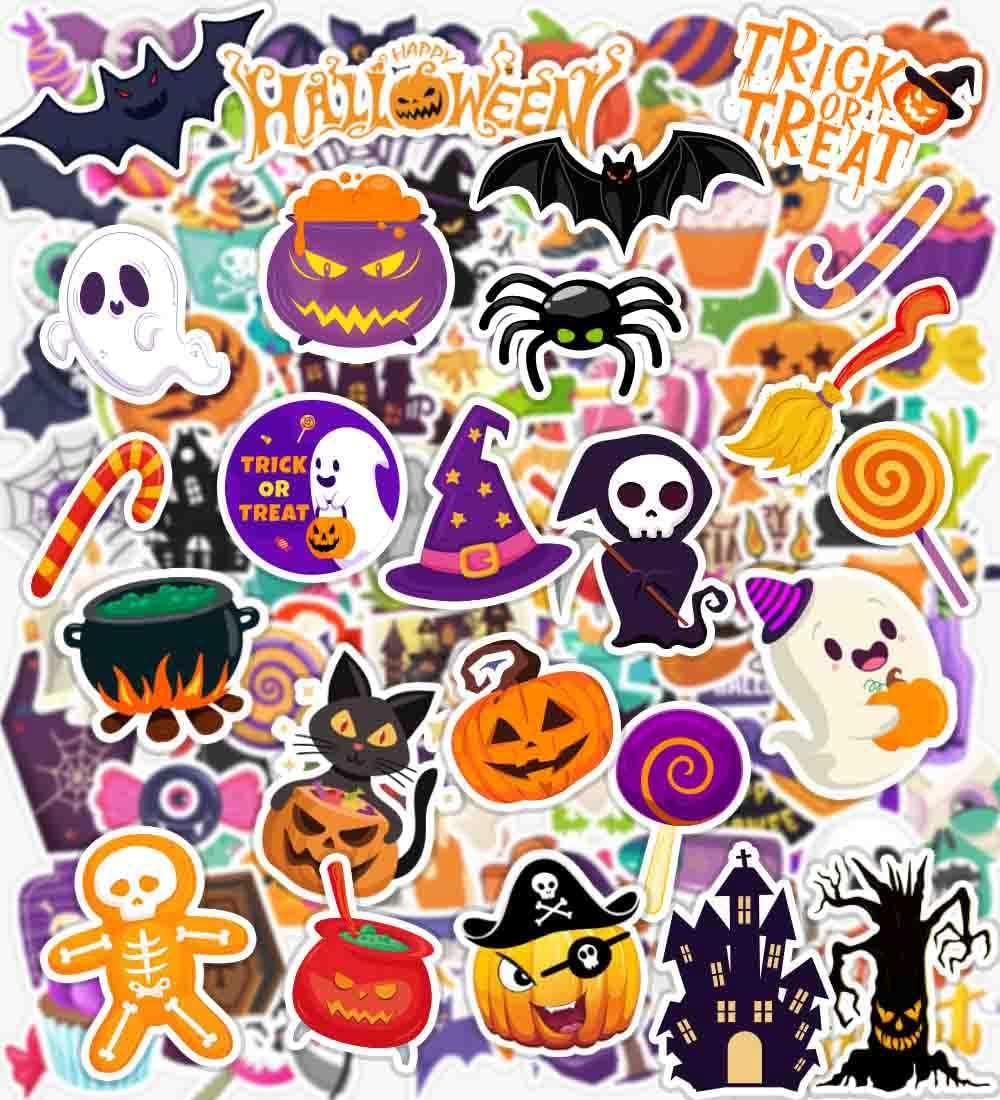 Amazon.com: Halloween Stickers, 180pcs Cute Halloween Stickers for Kids ...