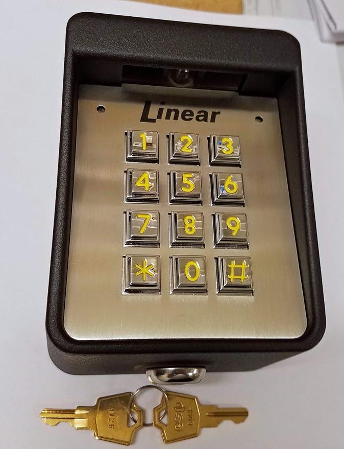 Linear Model AK-11 Exterior Digital KEYPAD ACP00748 Gate Access Control ...