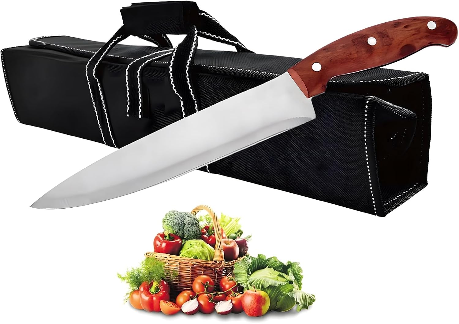 Amazon.com: Kitchennsky Chef Knife Set, 9-Piece Kitchen Knife Set with ...
