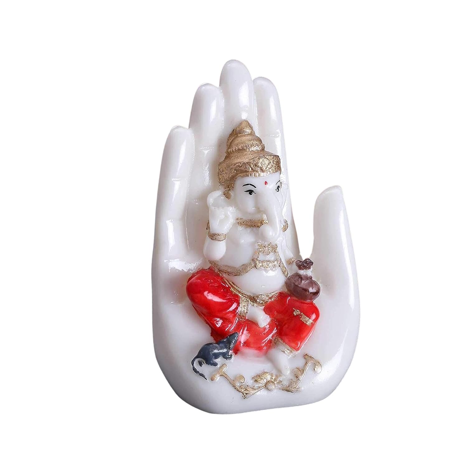 Buy Lavya Handicrafts Ganesh Idol on Hand Statue Ganesha Showpiece ...