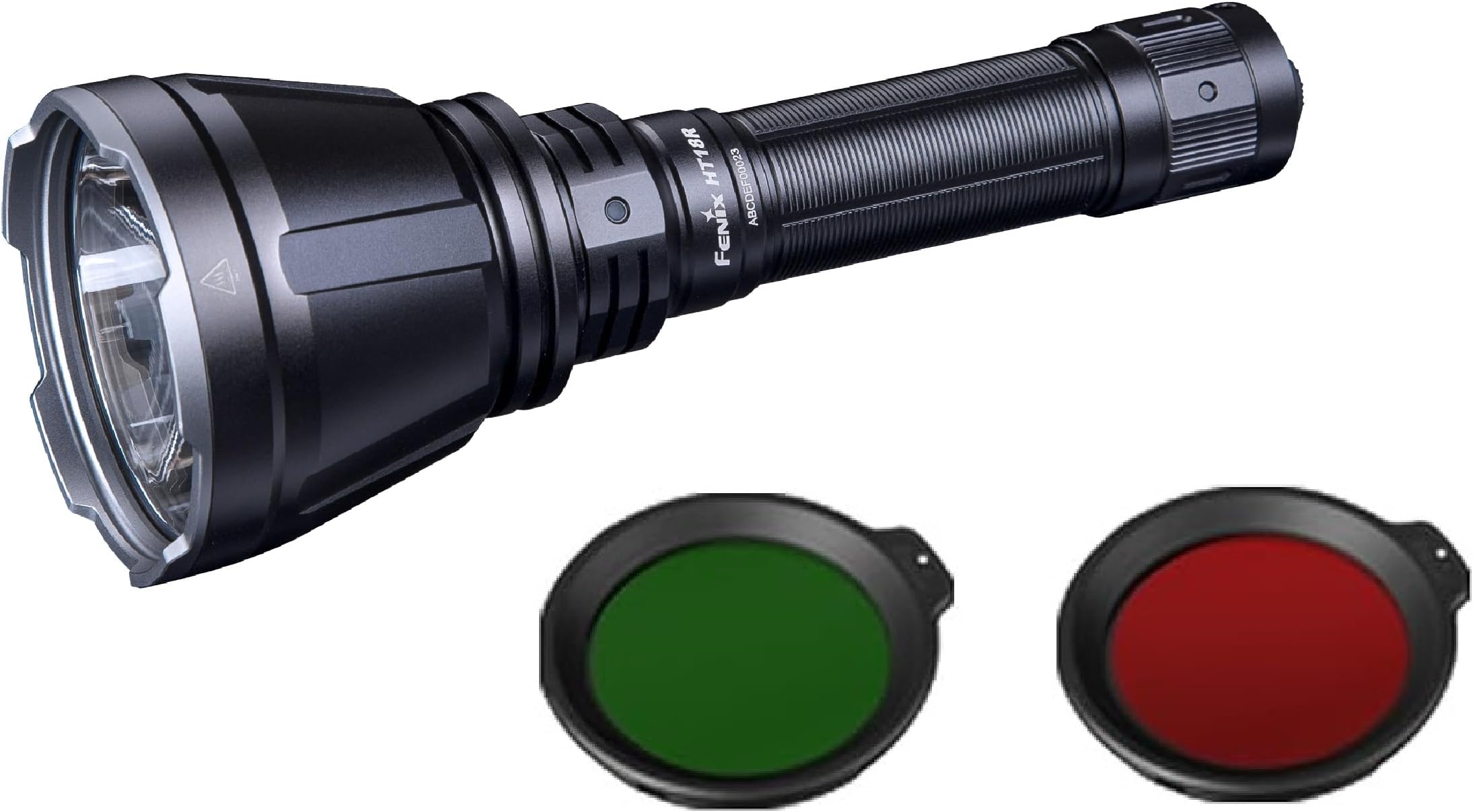 Fenix HT18R Long-Range USB-Type C Rechargeable Flashlight with Red and ...