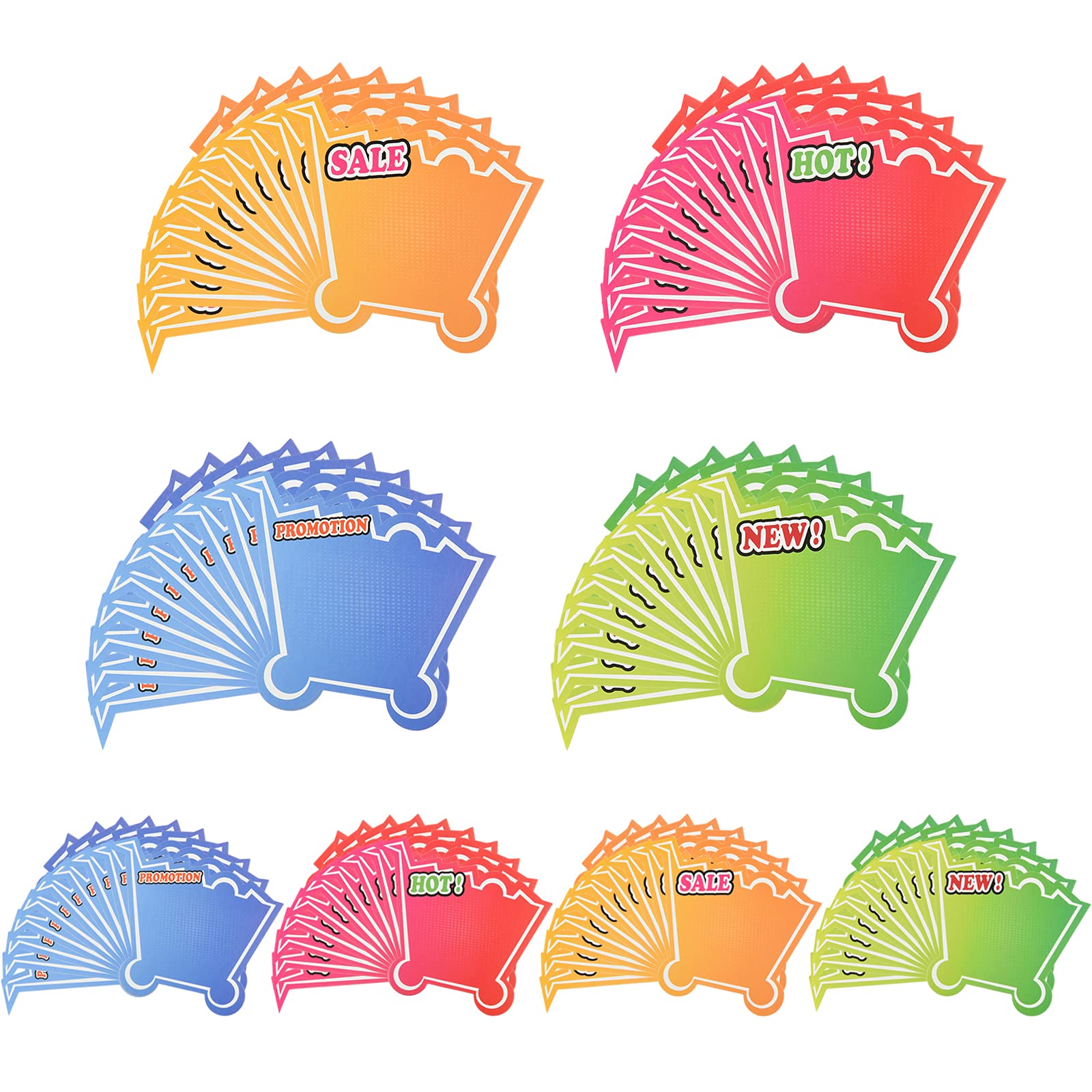 Buy 80 Sheets Sale Paper Signs for Retail Store, Blank Retail Sale Tags ...