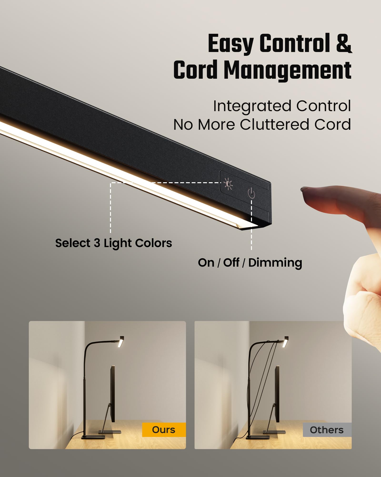 Snapklik.com : SUPERDANNY LED Desk Lamp For Home Office, Eye-Caring ...