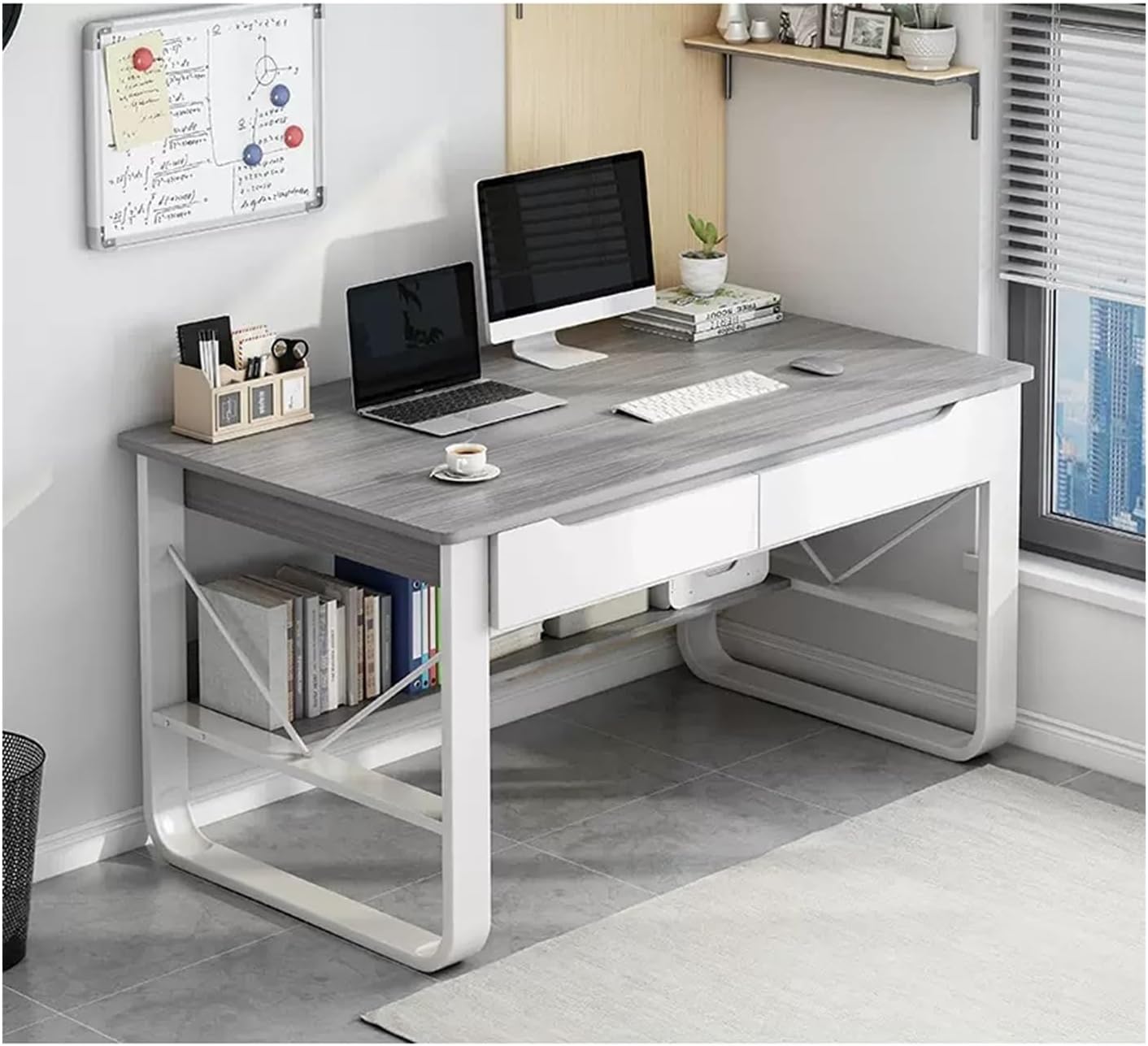 Amazon.com: Computer Desk PC Table Desktop Home Office Desk Workbench ...