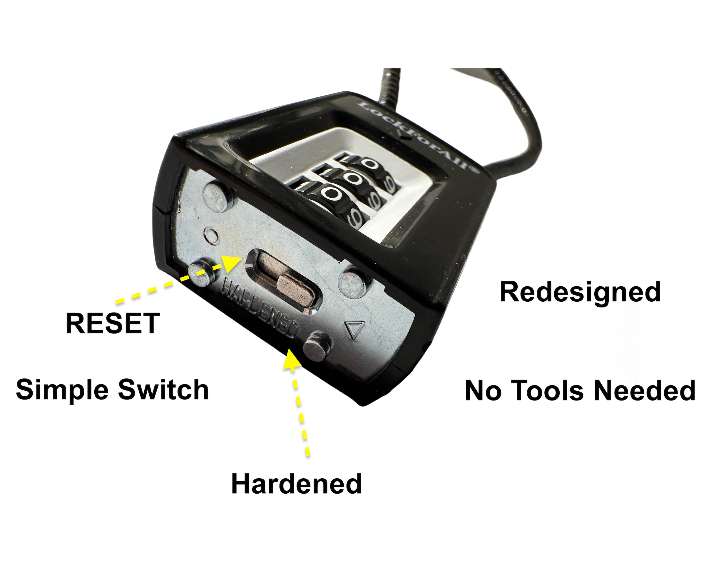 Snapklik.com : Lockforall 15 Inch Cable Gun Lock Combination, For ...
