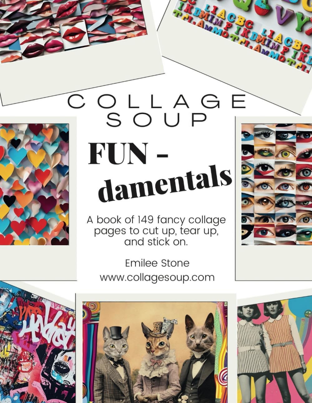 Collage Soup - FUN-damentals: A Quirky Vintage Collage Collection: Cats ...