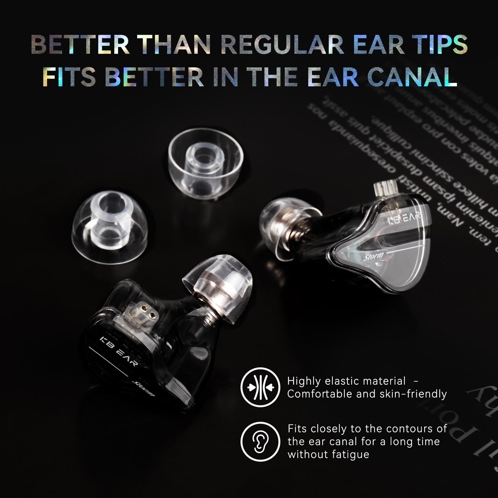Snapklik.com : KBEAR KT01 Earbud Tips For Kz Zs10 Pro, 6 PCS/3 Pairs ...