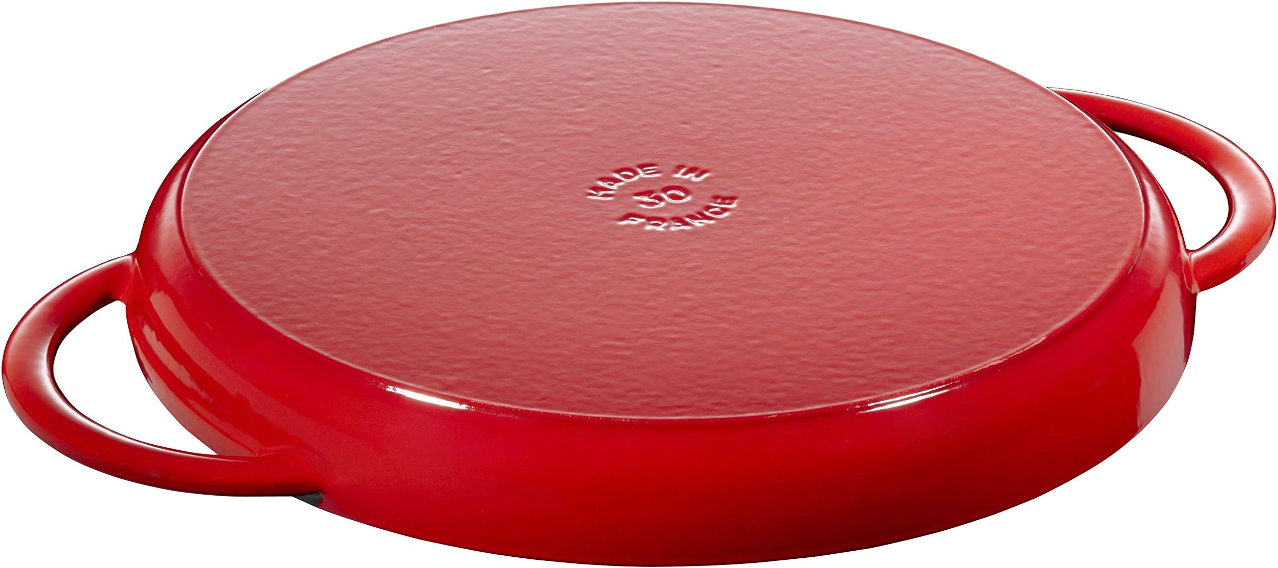 Amazon.com: STAUB Cast Iron, Frying Pan, Cherry, 26 cm: Home & Kitchen