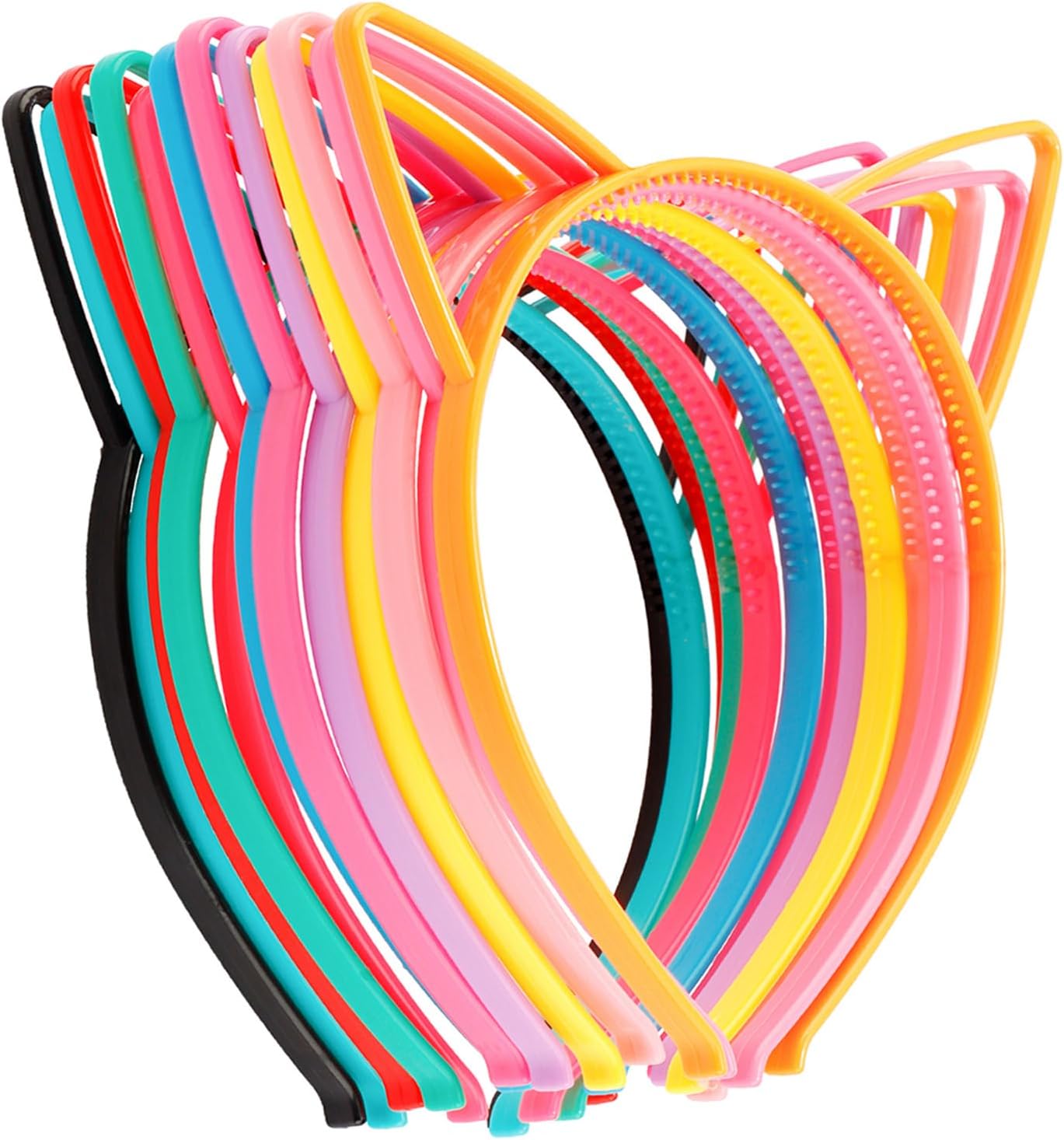 Amazon.com: COCIDE 12Pcs Cat Ears Headbands Plastic Taylor Party ...
