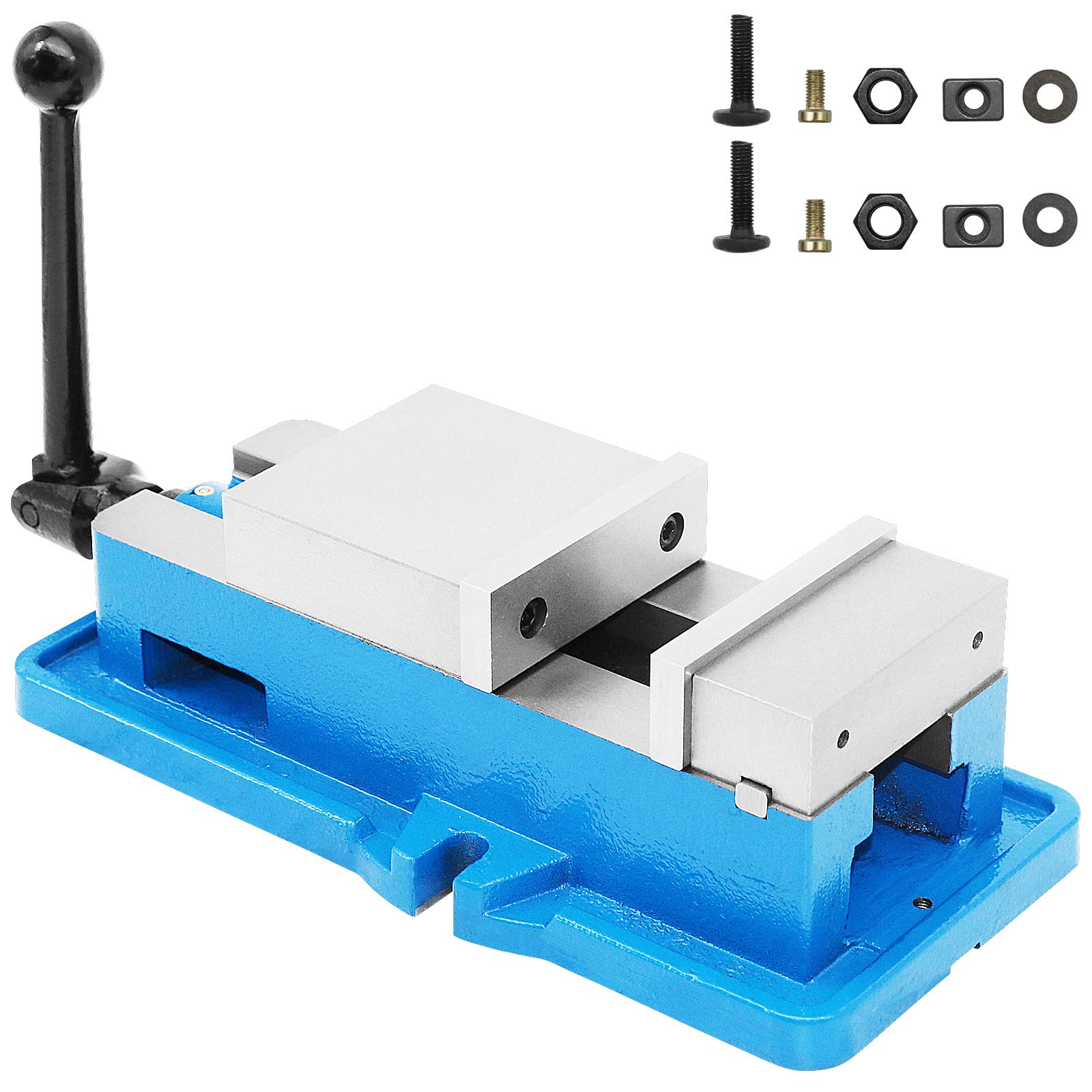 5 Inch Milling Vise,Precision Mill Vise Powerful Clamerful Force ,Heavy ...