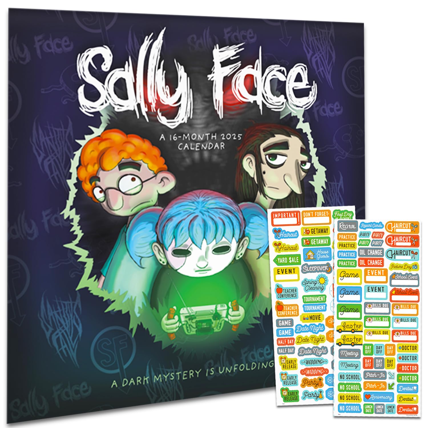 Amazon.com: Sally Face Calendar 2025 - Deluxe 2025 Sally Face Horror ...