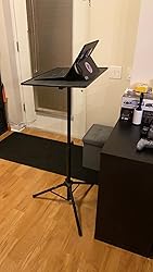 Pyle Universal Projector Stand Height & Angle Adjustable Tripod Holds ...