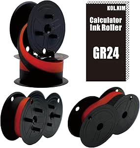 Amazon.com: Adding Machine Ribbon Calculator Ribbon Red/Black for Canon ...