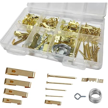 Hongway 276pcs Picture Hanging Kit, Picture Hanger Assortment, Heavy ...