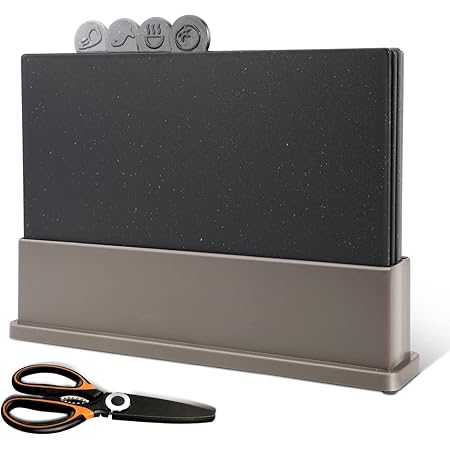 Joseph Joseph 60095 Index Steel Chopping Board Set, Large, Stainless ...