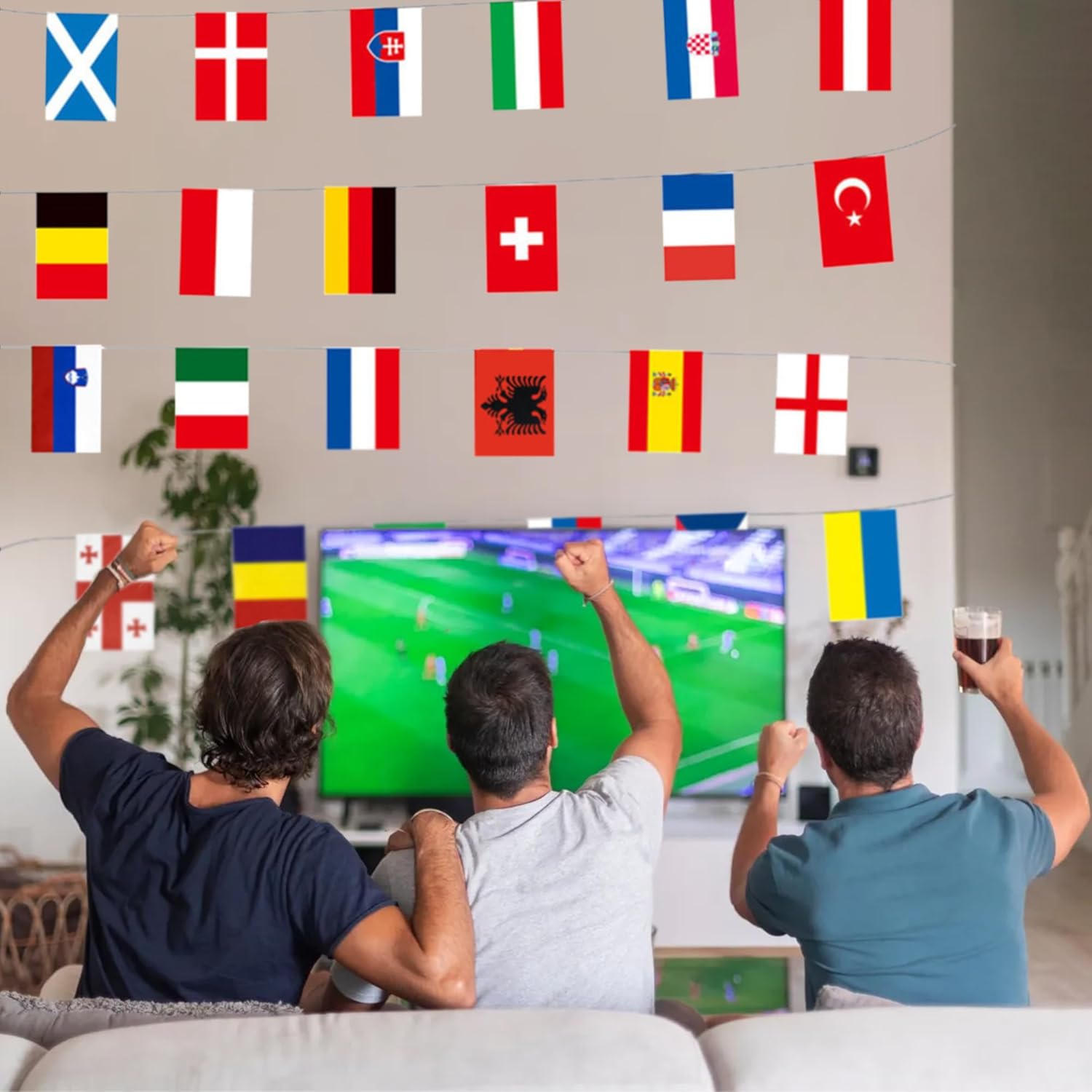 European Cup Flag Banner Euro 2024 Banner European Bahrain | Ubuy