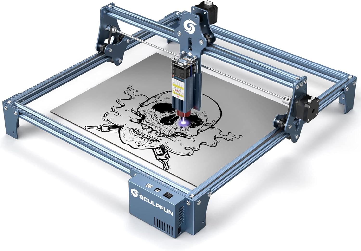 SCULPFUN S9 grabadora láser, cortadora y grabadora láser de efecto 90w ...