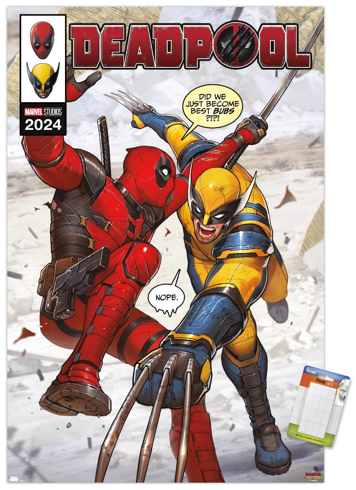 Amazon.com: Trends International Marvel Deadpool & Wolverine - Homage ...