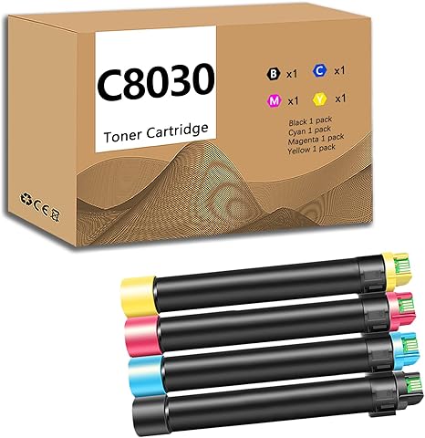 RAQZ C8030 Replacement Toner Cartridge for Xerox AltaLink C8030 C8035 ...